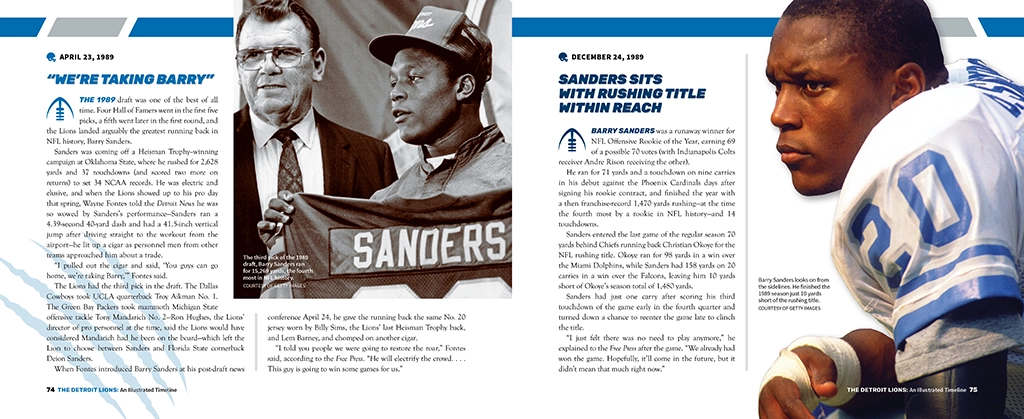 Detroit Lions: An Illustrated Timeline – Reedy Press
